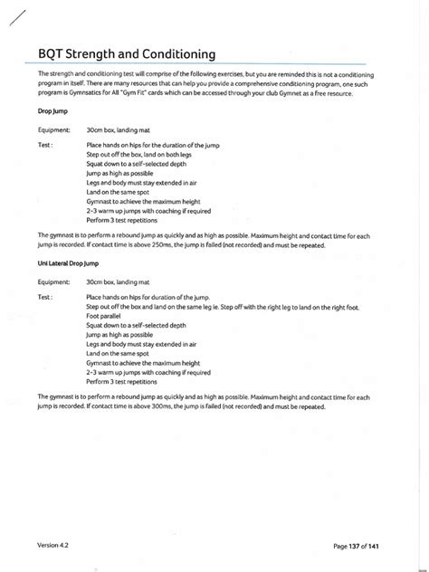 Bqt Fitness Testing Pdf