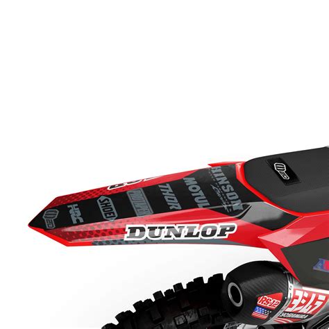 Kit déco Motocross HONDA 150 CRF 2DR6 RED GREY 2D Racing