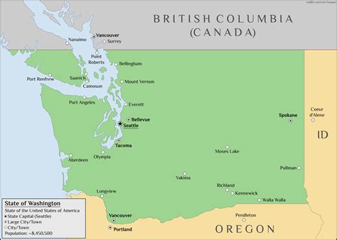 What If The 49th Parallel Border Extended All The Way West R