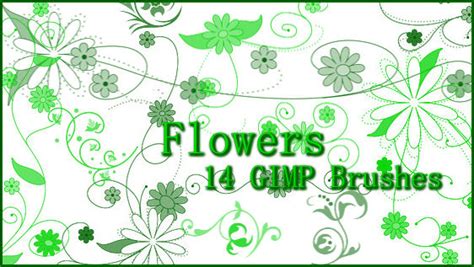 GIMP Flower Brushes By Illyera On DeviantArt