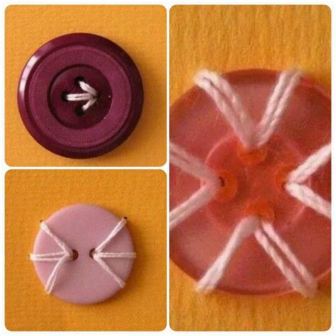 different ways to sew buttons