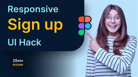 Responsive Sign Uplog In Ui Hack 20min Designs Wowrakibul