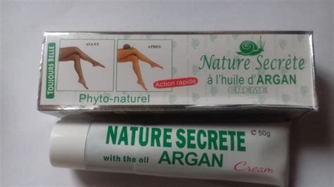 Nature Secrete Cream With Pure Argan Oil 50g 1 Tube Kamsico