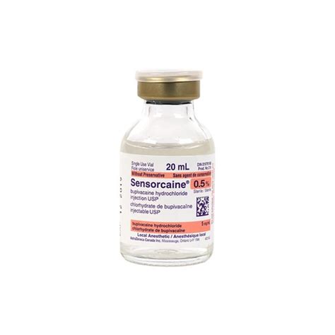 Sensorcaine 0 5 20ml Single Dose