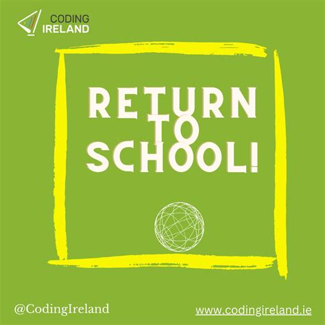 Return To School Coding Ireland