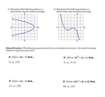Domain Range Complete Lesson By Hillary Clayton TPT