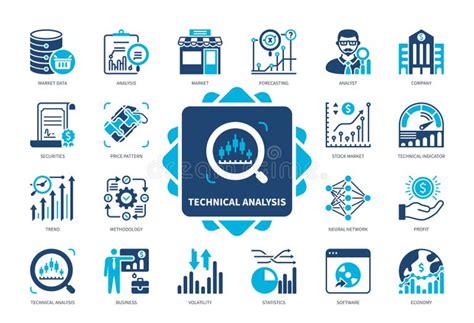 Technical Analysis Icon Set Stock Illustrations 1723 Technical