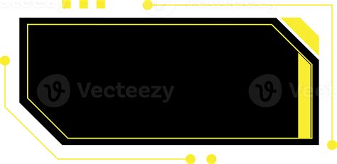 Modern Futuristic Hud Interface Design Element For Copy Space 11028584 Png