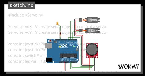 ANALOG JOYSTICK ARDUINO Wokwi ESP STM Arduino Simulator