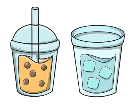 Pastel Dulce Postre Comida Dibujos Animados Bonitos Vector Premium