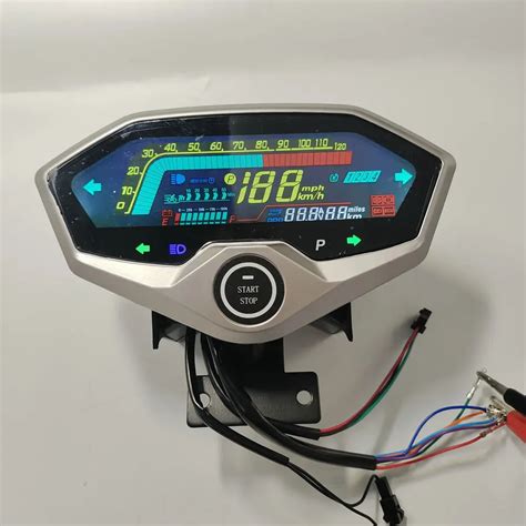 Veloc Metro Para Tablero De Motocicleta El Ctrica Instrumento General Con N De CONTROL De