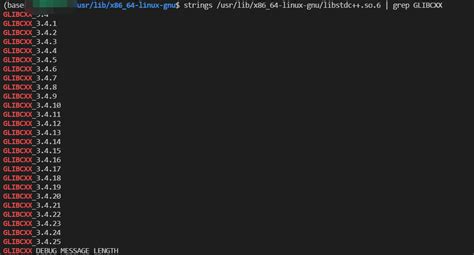 Solution For Nn U Net Reporting Error Version `glibcxx3426 Not