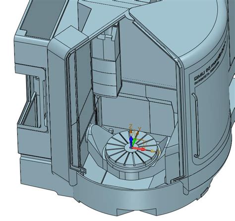 德国机床德马吉万能五轴联动加工中心step 模型图纸下载 懒石网