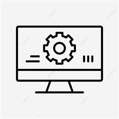 Monitor Configuration Line Icon Monitor Configuration Monitor