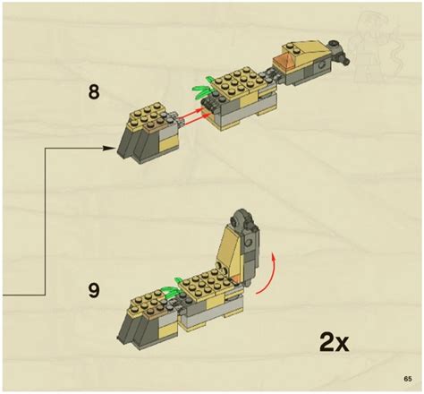 Lego Instructions For Set 7326 Rise Of The Sphinx Pharaoh`s Quest None