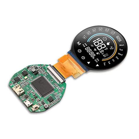 Touchscreen Custom Small Tft Lcd Round Lcd Screen Wearable Lcd Display Automotive Lcd