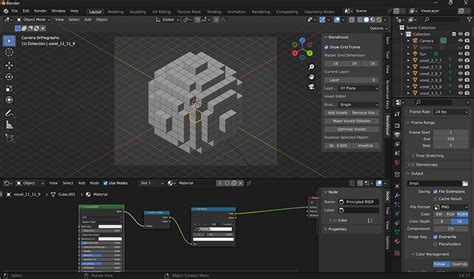 BlendVoxel Voxel Modeling Addon For Blender Released Scripts And Themes Blender Artists