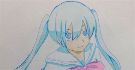 初音ミク 制服 こむぎのイラスト Pixiv