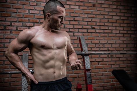 Premium Photo Portrait Of Asian Man Big Muscle At The Gymthailand