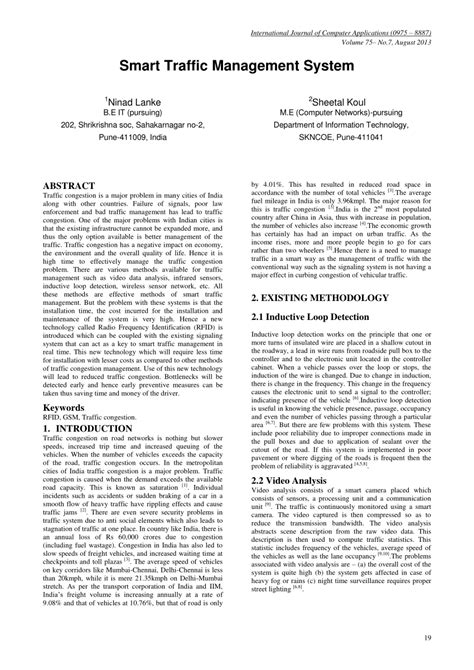 PDF Smart Traffic Management System