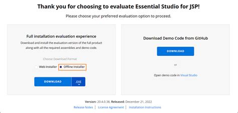 Downloading Syncfusion Jsp Offline Installer Syncfusion