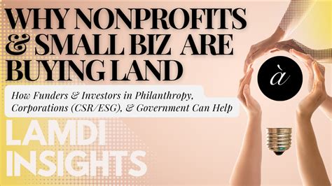 Owning The Ground You Stand On Why Nonprofits And Small Businesses Are