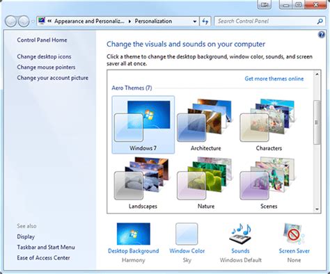 Appearance And Personalization Windows 7 Starter Latinfasr