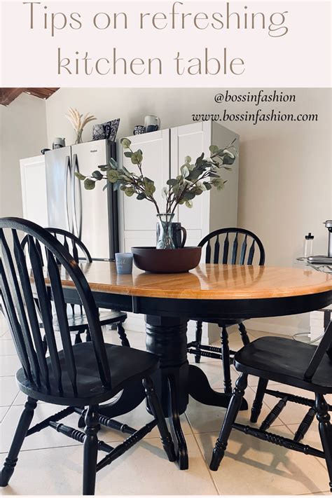 Inexpensive Way To Refresh Kitchen Table Artofit