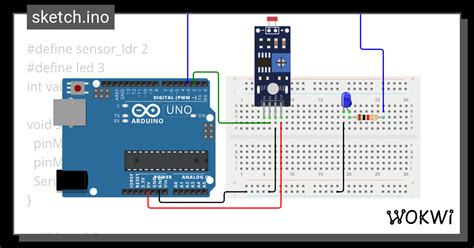 Sensor LDR Digital Wokwi ESP STM Arduino Simulator