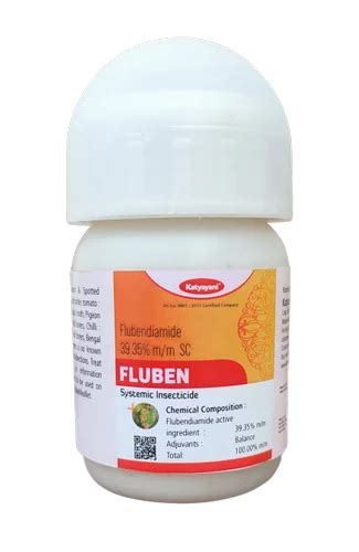Liquid Flubendiamide 3935 Sc 30 Ml Packaging Type Bottle At
