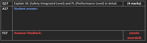 Solved \begin{tabular}{|l|l|c|} \hline Q17 & Explain SIL | Chegg.com