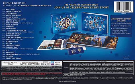 Warner Bros 100th Anniversary 25 Film Collection Volume Two