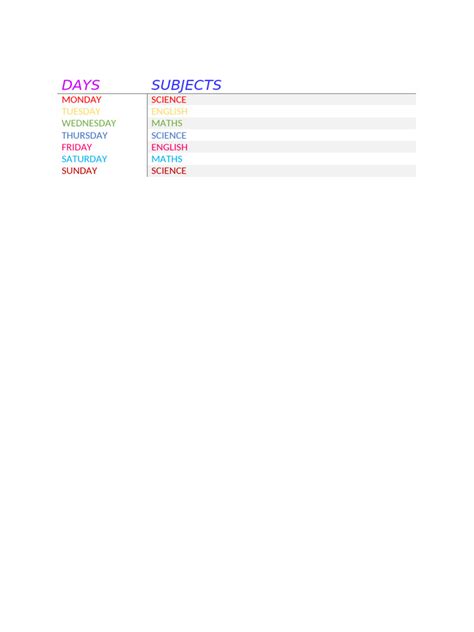 Timetable Pdf Language Arts And Discipline