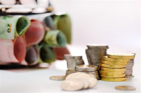 Premium Photo Close Up Of Stack Of Objects On Table