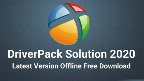 Driverpack Solution 2020 Offline Latest Version Free Download Youtube