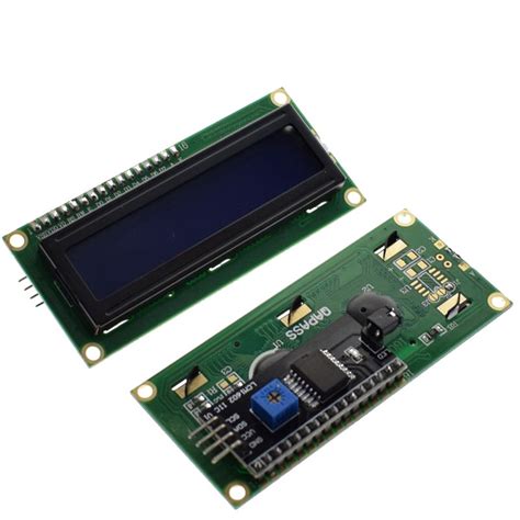 מסך 1602a 16x2 lcd עם מודול i2c hackstore