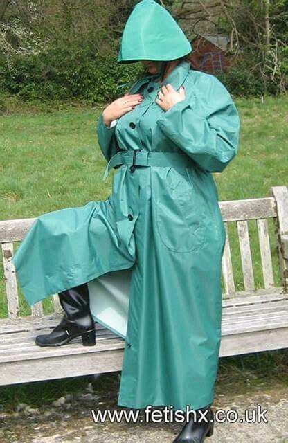 346 Best Images About Rubber Rainwear On Pinterest Satin Blue Satin
