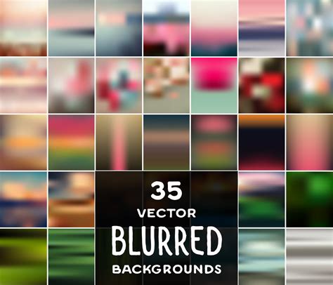 Collection Of Vector Blurred Backgrounds Vector Art At Vecteezy