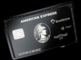 Ele chegou Bradesco lança o cartão American Express The Centurion