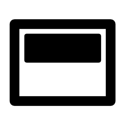Toggle Panel Top Vector Svg Icon Svg Repo
