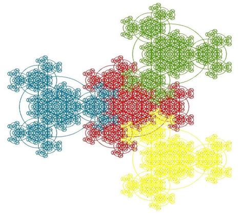 Representation Of Eisenstein Fractile Array By Three Self Similar
