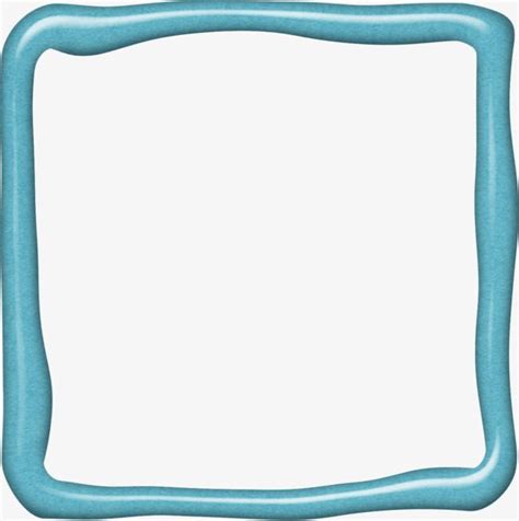 Blue Cartoon Creative Photo Frames Png Images Cartoon Clipart Blue