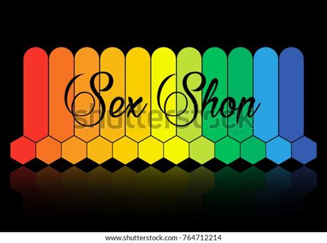 Colorful Sex Shop Logo Badge Design Stock Vector Royalty Free Shutterstock