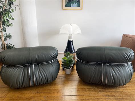 Vintage Soriana Chairs Design Tobia Scarpa For Cassina 1970s