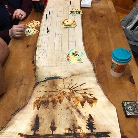 Large Cribbage Board Hole Pattern Paper Template Digital Etsy Number