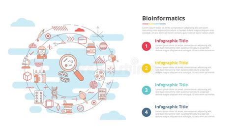 Key Points Concept For Infographic Template Banner With Four Point List Information Stock