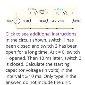 Answered Click To See Additional Instructions In The Circuit Shown