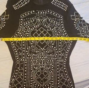 Verty Tops Womans Studs Sheer Long Sleeve Blouse Poshmark