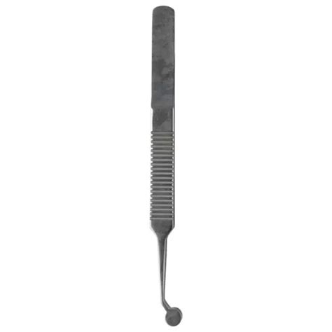 Round Tip Meibomian Gland Expressor Silver Forceps For Eyelid Massage