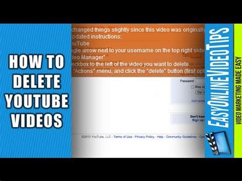 How Do I Delete My YouTube Videos New YouTube Easy Online Video Marketing Tips YouTube